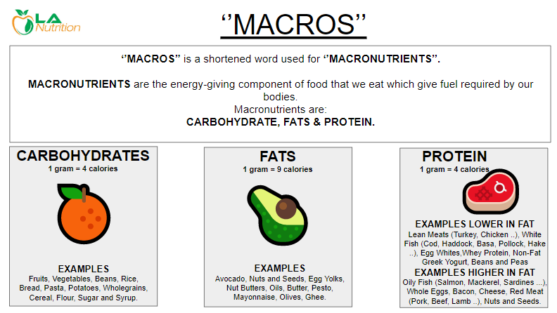 Macronutrients ... The Basics - LA Nutrition